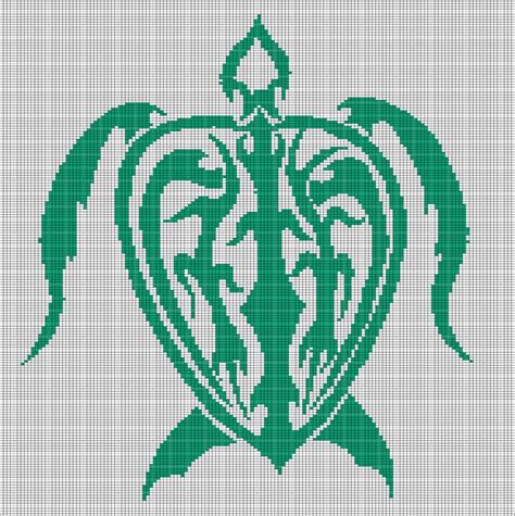 Turtle 10 Crochet Afghan Pattern Graph