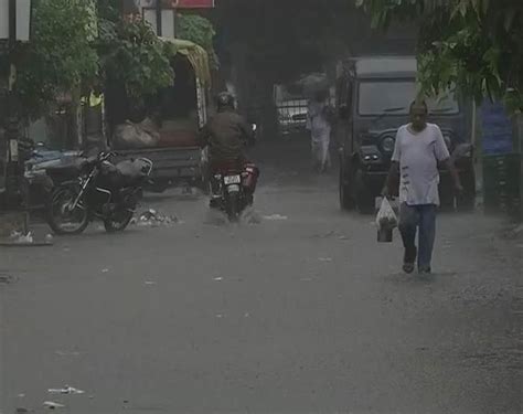 Heavy Rain Lashes Parts Of Delhi Causes Water Logging