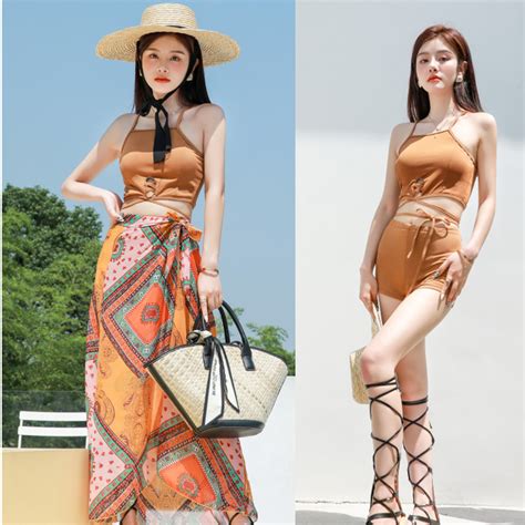 Isabelle Q Mm 30039 3in1 Summer Swim Suit Set Sexy Bikini Lady Wear