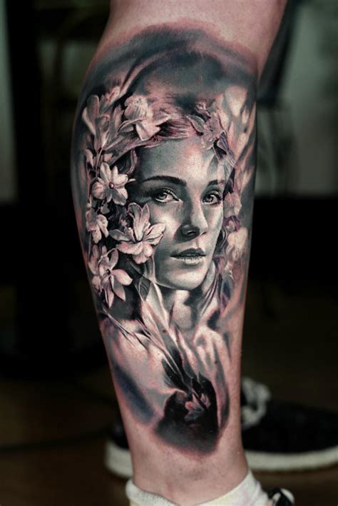 Mother Nature Face Tattoo