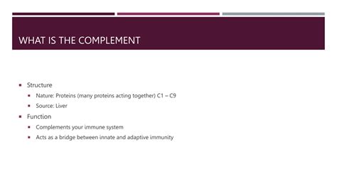 Complement System An Overview About How Complement System In Our Body