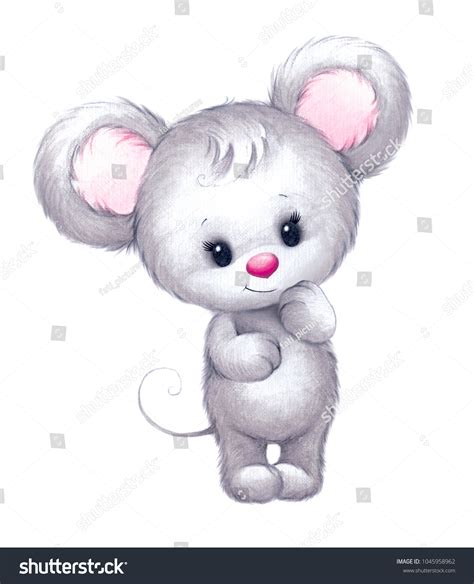 Cute Mouse Illustration Stock Illustration Shutterstock