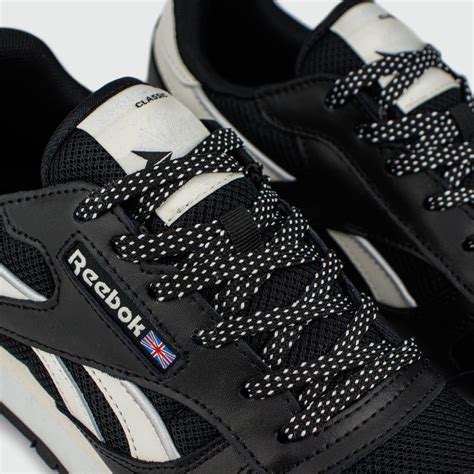 кроссовки Reebok Classic Leather Black / White купить за 3355 руб. в ...