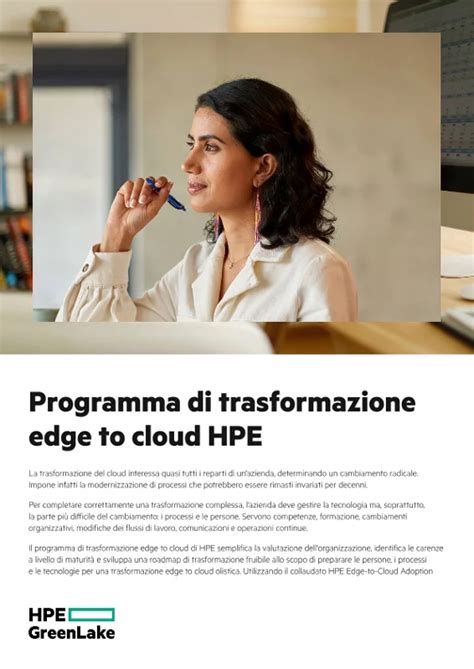 Hpe Transformation Services Edge To Cloud Modernization Program