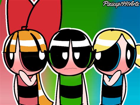 The Blushing Puffs By Pixiesp1991arts On Deviantart