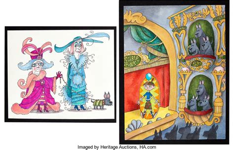 Coraline Coraline Miss Forcible And Miss Spink Concept Original Lot