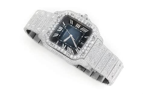 Icebox Cartier Santos De Cartier Steel 40mm 4072 2050ctw Fully
