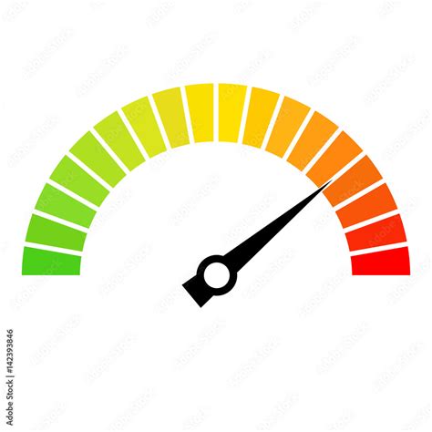 vecteur stock speed metering dial vector icon adobe stock