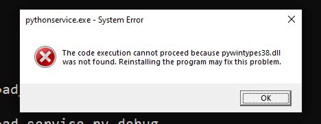 Pywintypes Module Not Found In Virtualenv Issue Mhammond Pywin GitHub