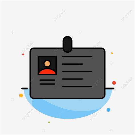 Access Card Vector Hd Png Images Card Access Background Badge Blank