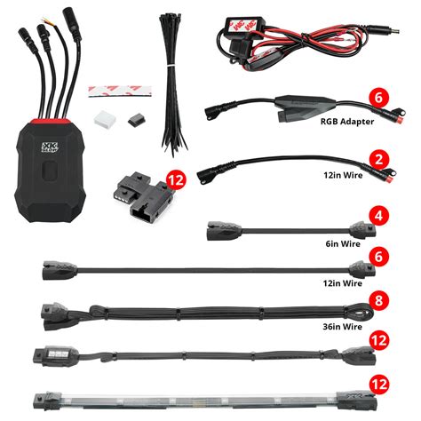 Xkglow Addressable Led Motorcycle Accent Light Kits Xkalpha App Contr