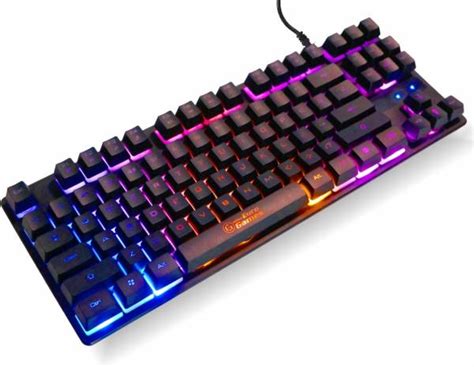 Rpm Euro Games Gaming Keyboard With 87 Keys And Rgb Backlit With