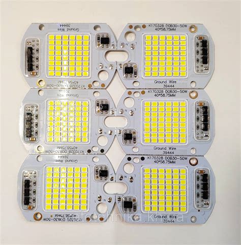 Светодиодная матрица 50W 220V для LED-прожектора 6000K: продажа, цена в ...