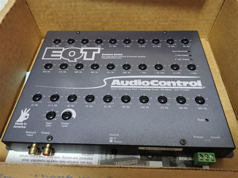 Audiocontrol Eqt Concert Series 30 Band Equalizer Auto Accessories On