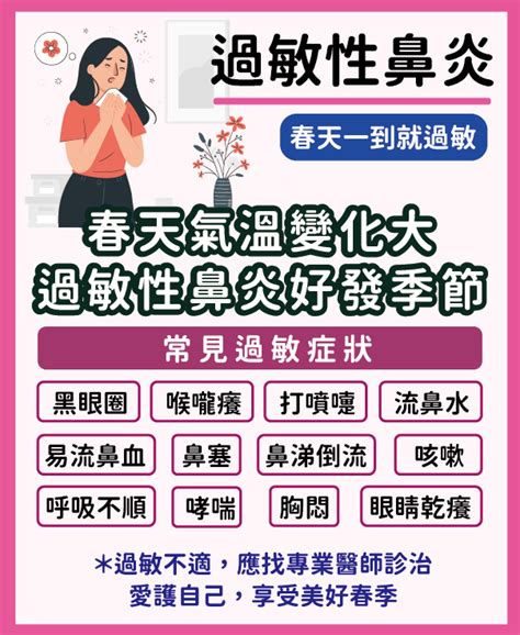 西園醫院 │過敏性鼻炎 │ 濕濕冷冷的春天，是過敏的好發季，包括： 打噴嚏 流鼻水