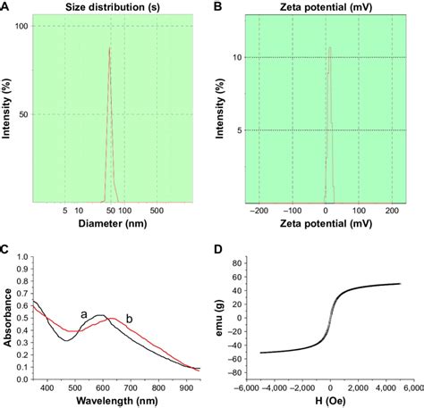 Characterization Of Fe 3 O 4 Au C225 Mnps Notes A Hydrodynamic