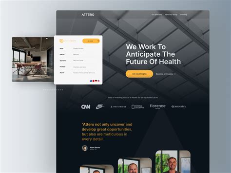 Health Investment Group Website Ui Design By Douglas Henrique On Dribbble