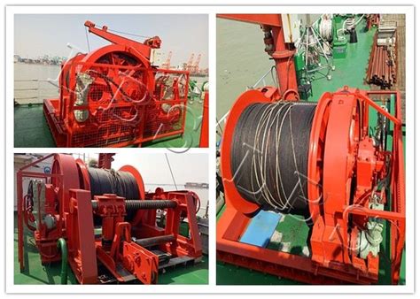 Ship Boat Marine Windlass Winch For Mooring Lifting Winch With LBS Groove Drum