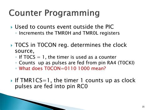Ppt Pic18 Timer Programming Modes Operation And Examples