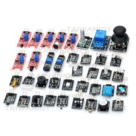 感測器37件組 入門感測器學習arduino教學套件詳細arduino Sensor 入門教材資料 台灣物聯科技 Taiwaniot
