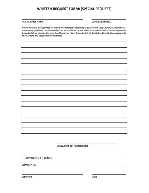 Fillable Online Ujs Sd WRITTEN REQUEST FORM SPECIAL REQUEST Ujs Sd