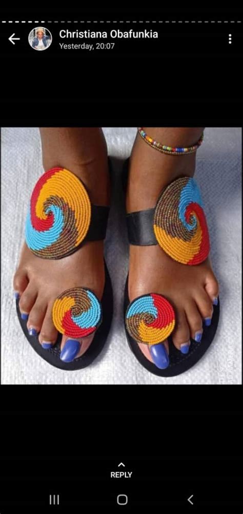 Hand Made Beaded Slippers And Sandals Afrisol