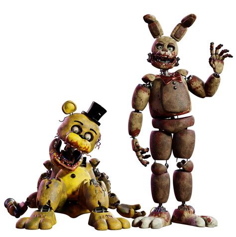 Golden Freddy And Springbonnie Full Body By Asherthewolf15 On Deviantart