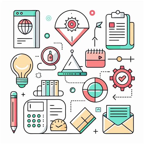 Business Process Workflow Illustration Premium Ai Generated Vector