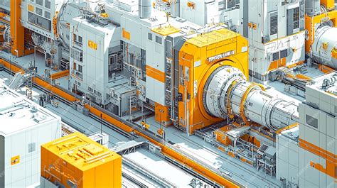 Experimental Physics Diagram Of Particle Accelerator Experiment Showcasing Beam Path Detector