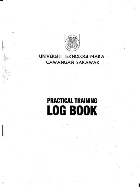 practical training log book edward kudi anak joseph pdf