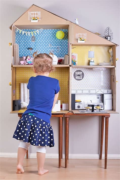 6 Ways To Make A Cardboard Dollhouse Handmade Charlotte
