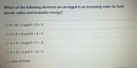 Answered Which Of The Following Elements Are Arranged In An Kunduz