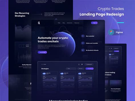 Crypto Landing Page Design 1 Images Behance