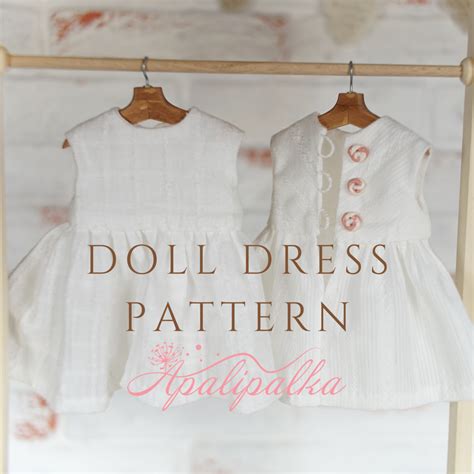 Doll Dress Pattern Waldorf Doll Clothes Pattern