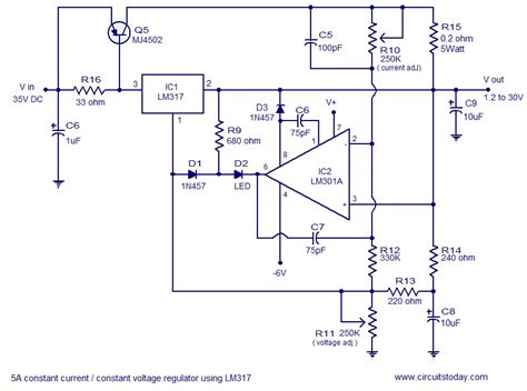 Few LM317 Voltage Regulator Circuits That Has A Lot Of Applications