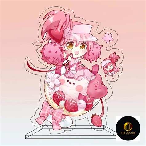 Mô Hình Standee Anime Stand Shugo Chara Hinamori Amu Thiên Thần Hộ Vệ