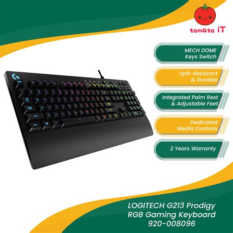 Logitech G Prodigy Rgb Gaming Keyboard Lazada