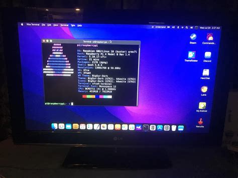 Xfce First Rice On A Raspberry Pi Scrolller