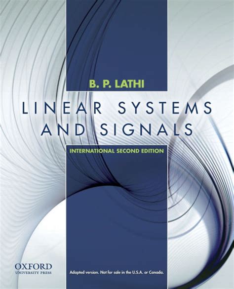 Linear Systems And Signals Edition 2 By B P Lathi 9780195392562