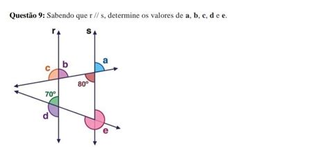 Sabendo Que R S Determine Os Valores De A B C D E Brainly Br