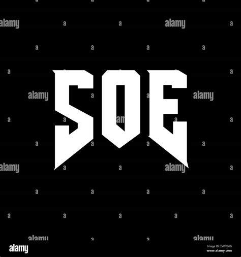 Soe Letter Logo Design For Technology Company Soe Logo Design Black
