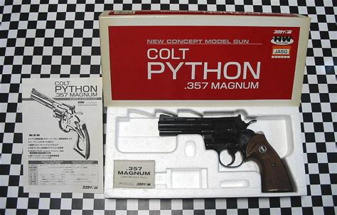 Yahooオークション コクサイ／colt パイソン 357マグナム 4インチ H