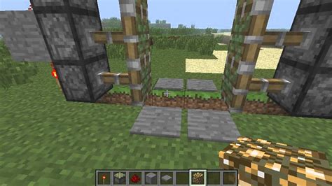 Redstone Guide דלת אוטומטית Minecraft Youtube