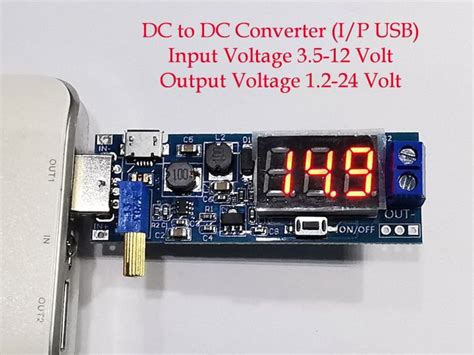 DC DC Converter Input Volt DC Output Volt DC USB Input เพอความสะดวกในการ