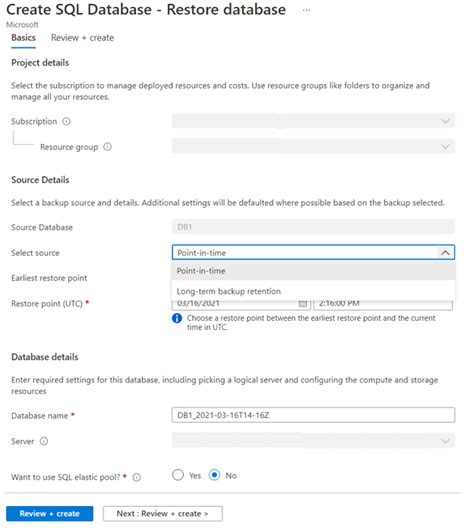 Azure Sql Database Backup And Restore