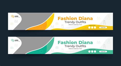 The Header For Fashion Sale Channel Header Template Social Media Template Channel Header And