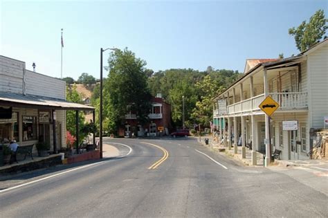 Amador City Main Street In Calaveras County California Celebrate Big