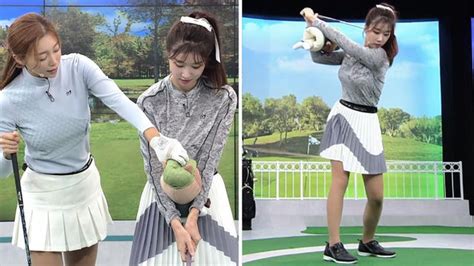 Sbs골프 아카데미 김가형 레슨 양 팔꿈치 아래쪽을 살짝 모아 방향성 향상하기 Sbs Golf