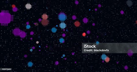 空間に浮かぶ Cpu 中央プロセッサ ユニット アイコン デスクトップ型パソコンのストックフォトや画像を多数ご用意 デスクトップ型