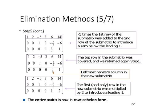 lecture 2 elementary row operations gaussian elimination method